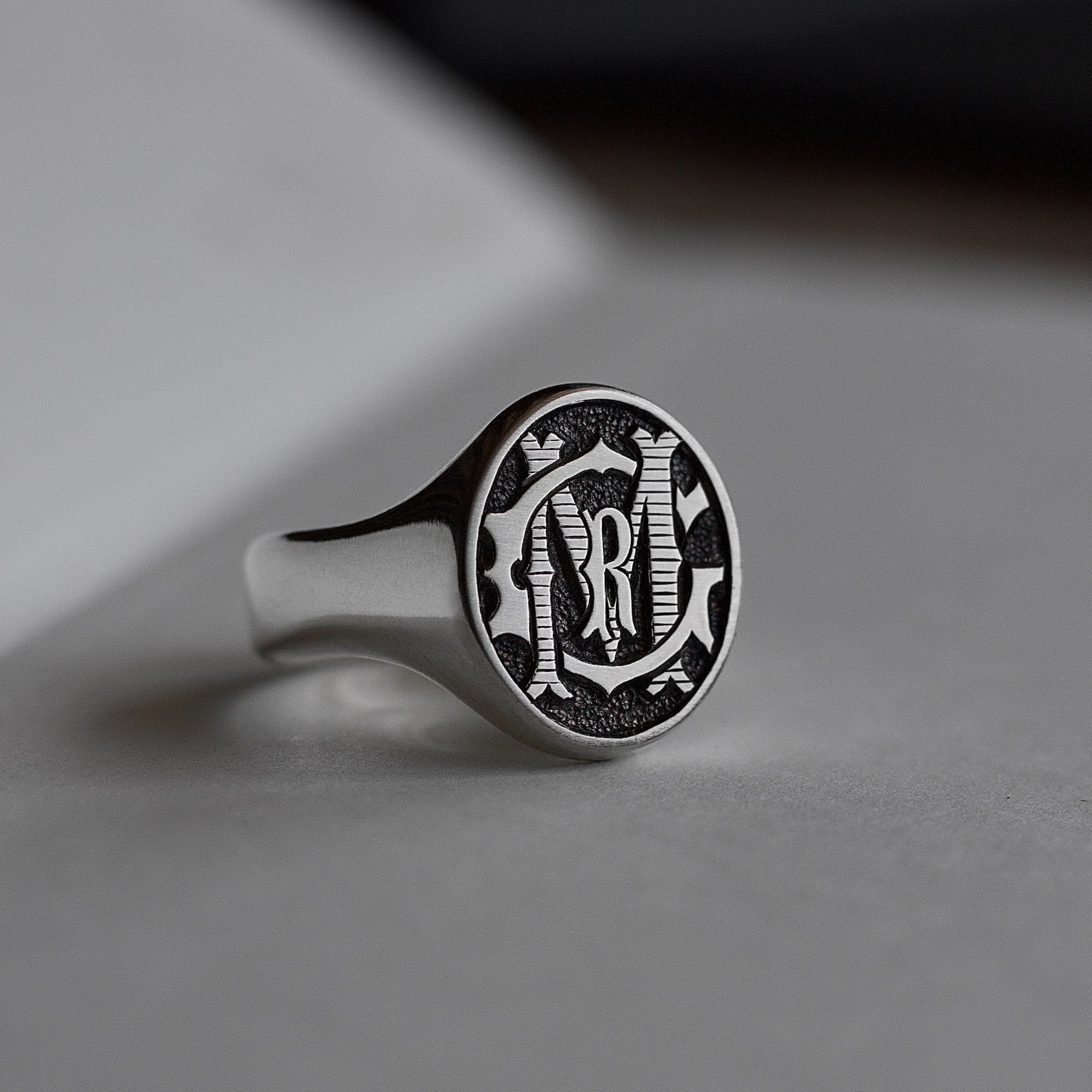 CUSTOM MONOGRAM SIGNET RING – Dirty Paradise
